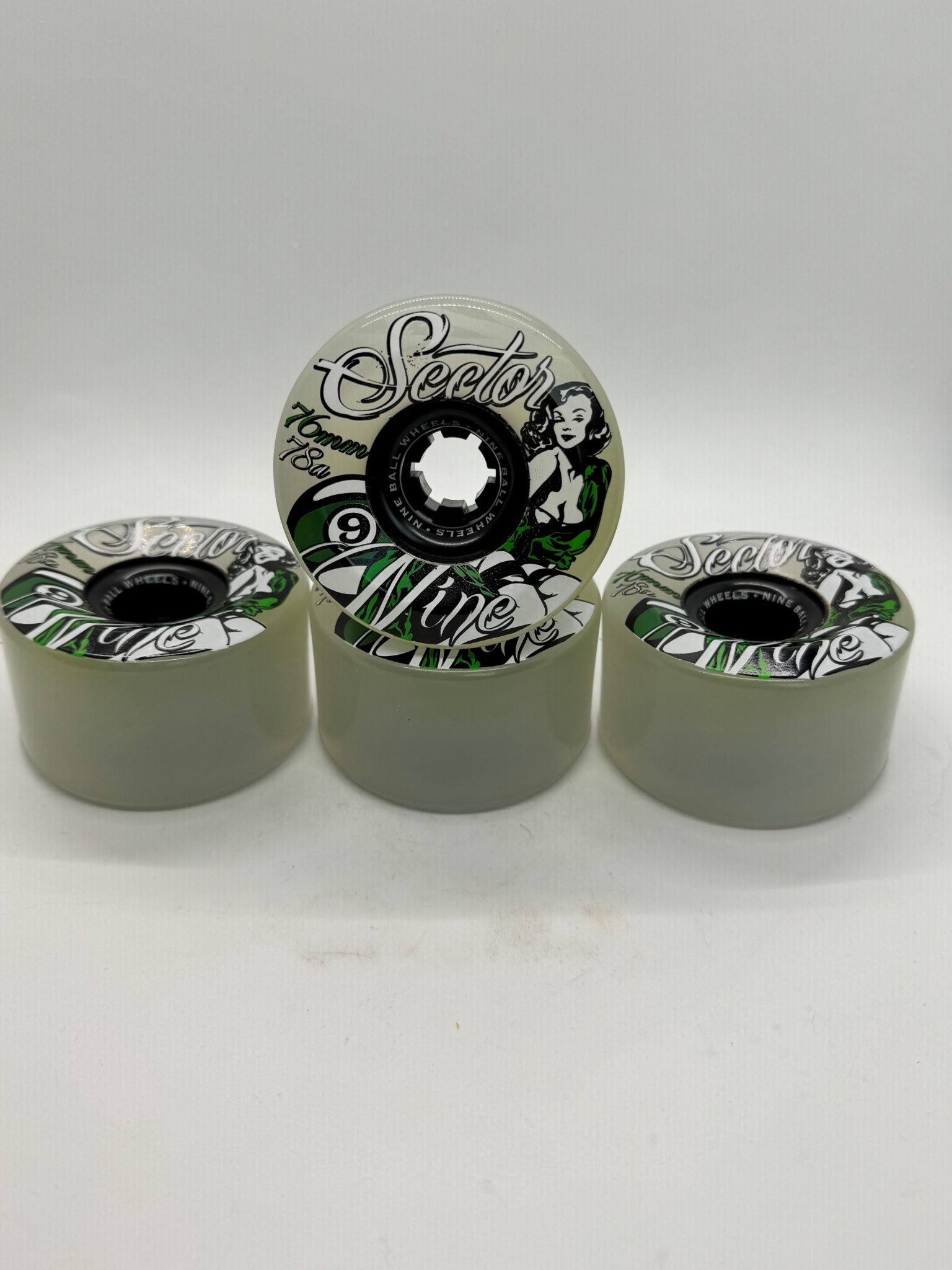 Shop Sector 9 Goddess of Speed 76mm Longboard Wheels - Fast & Smooth ...