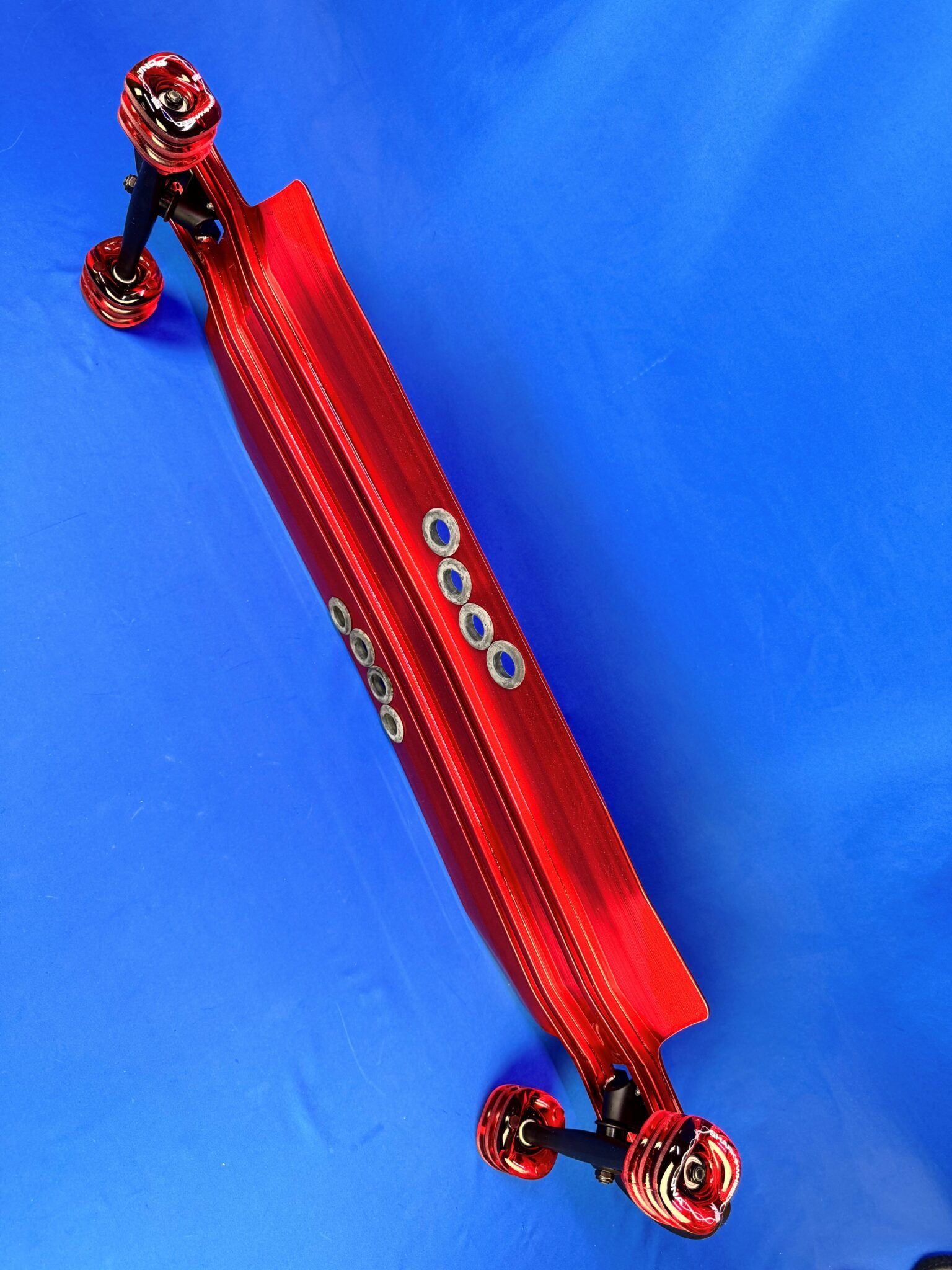 Aluminum Custom Longboard Skeleton Rose 42 Inch - Ghost Boards