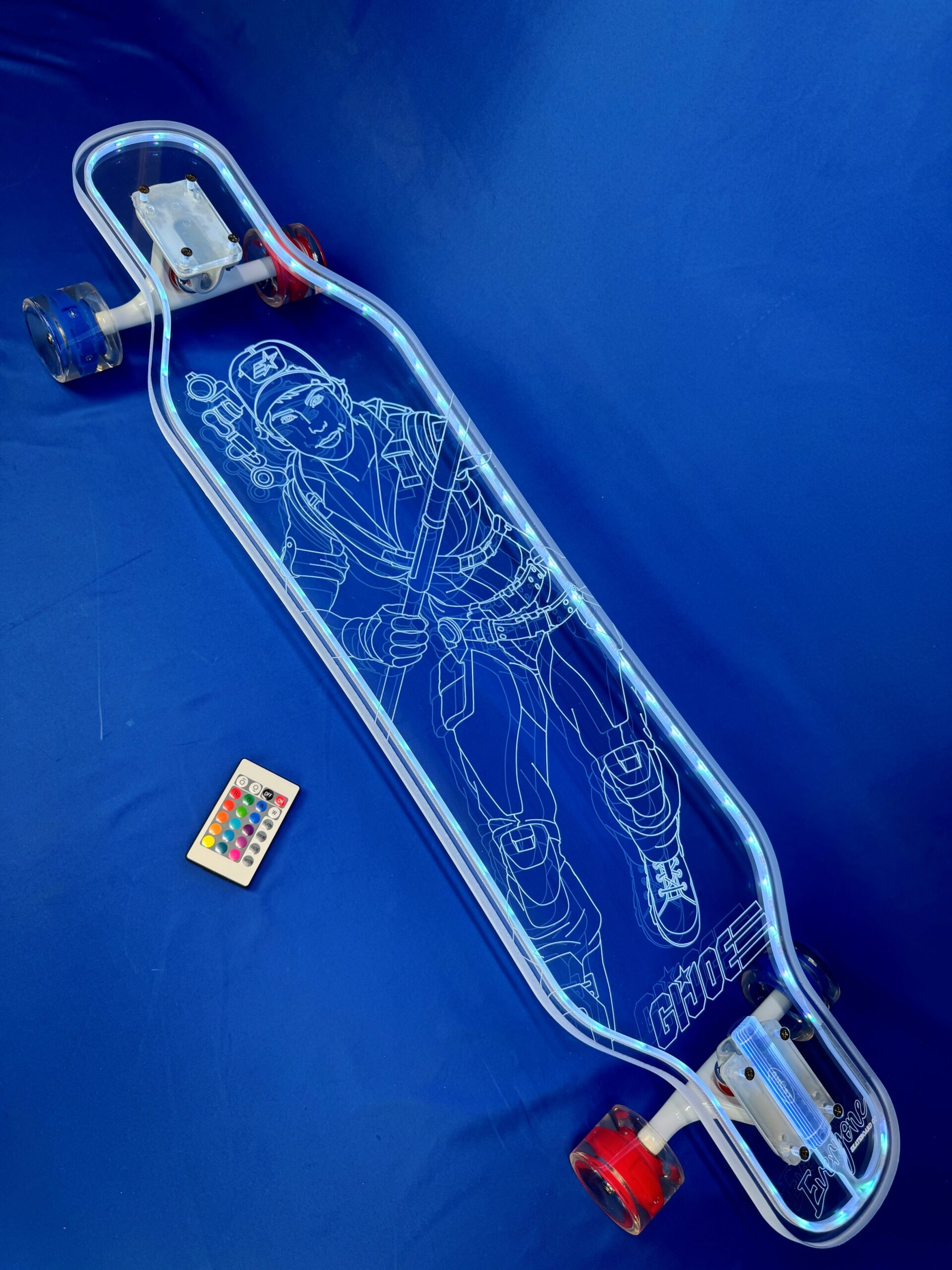 Longboard G.I. Joe x Everyone Skate x Ghost Boards