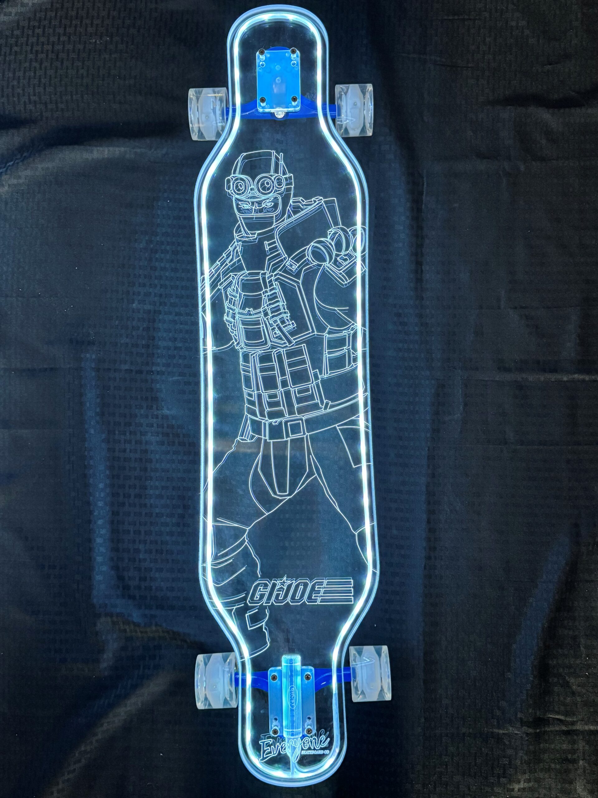 Longboard G.I. Joe x Everyone Skate x Ghost Boards