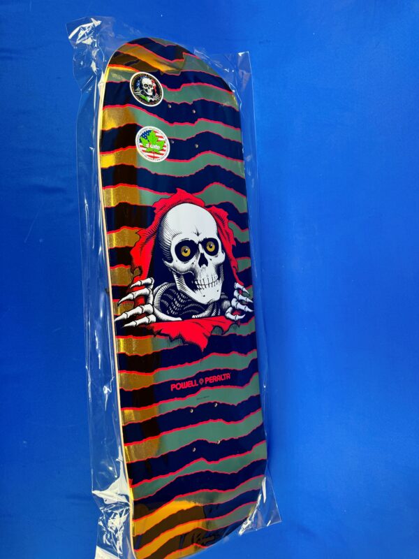 Powell Peralta Old School Ripper Skateboard Deck Gold Foil - Ghost Boards